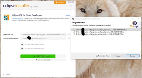 Eclipse Community Forums Newcomers New Eclipse Installation Warns Of Unsigned Content