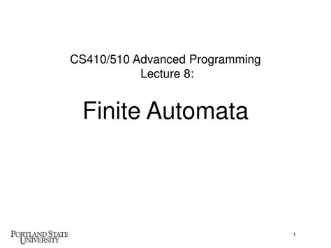 PPT Finite Automata PowerPoint Presentation Free Download ID