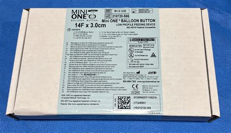 New Applied Medical Technology M1 5 1430 Mini One Balloon Button Low
