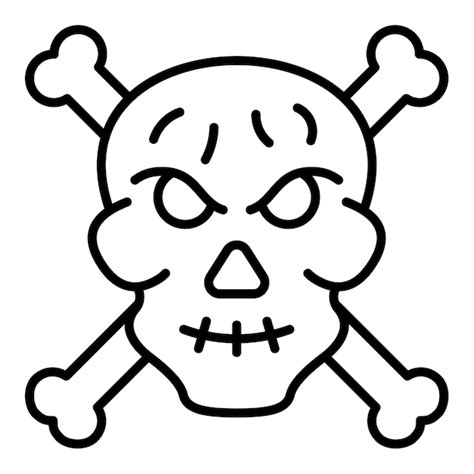 Premium Vector Crossbones Icon