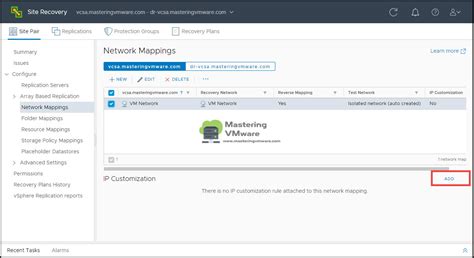 Ip Customization In Srm Mastering Vmware
