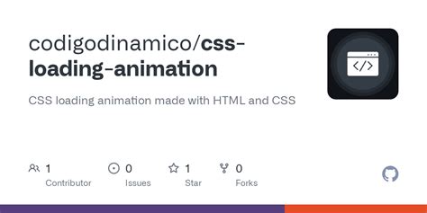 Github Codigodinamicocss Loading Animation
