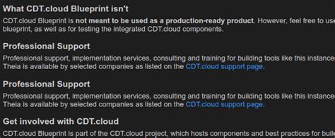Professional Support Is Listed Twice On Welcome Page · Issue 40 · Eclipse Cdt Cloudcdt Cloud