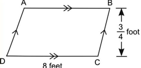 SOLVED Please Help A Parallelogram Is Shown Below Part A What Is The Area Of The