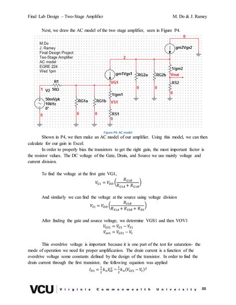 Two Stage Amplifier Docx