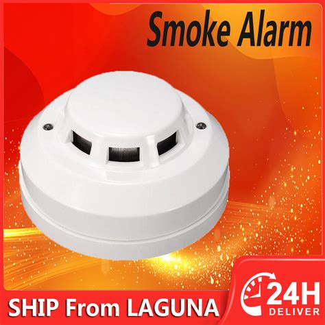 【cod】smoke Detector Fire Alarm 2 4 Wire Dc9 36v Life Photoelectric Smoke Sensor Alarm Security