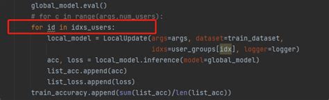 There Is Something Wrong In Federatedmainpy · Issue 35 · Ashwinrjfederated Learning Pytorch