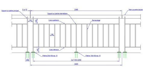 Garde Corps Piétons S7 Selon Xp 98 405 Solosar