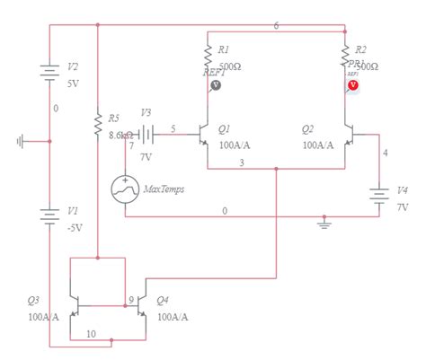 Emg Input Circuit Multisim Live