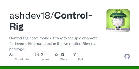 GitHub Ashdev Control Rig Control Rig Asset Makes It Easy To Set Up A Character For Inverse