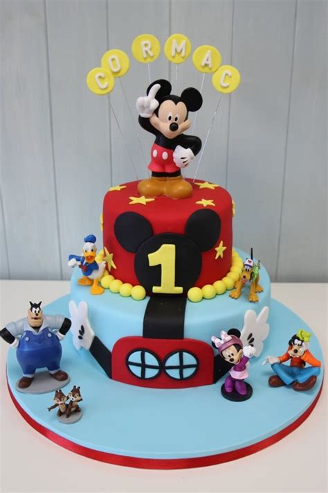 Mickey Mouse Birthday Cake