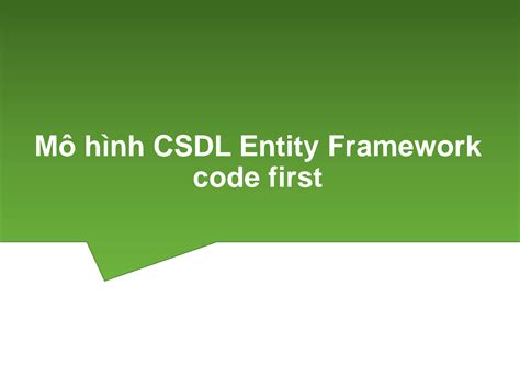 SOLUTION HUFLIT Mo Hinh Csdl Entityframework Code First Studypool