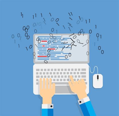 Premium Vector Programming Coding Flat Concept Vector Illustration Eps10
