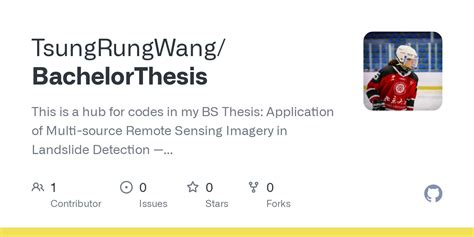 GitHub TsungRungWang BachelorThesis This Is A Hub For Codes In My BS Thesis Application Of
