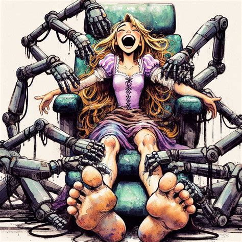 Rapunzel Tickled Ai By Laughbot On Deviantart