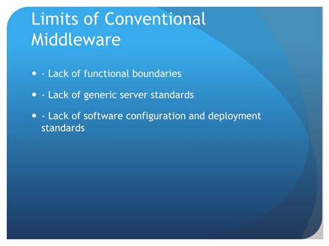 PPT QoS Enabled Middleware For Distributed Applications PowerPoint Presentation ID