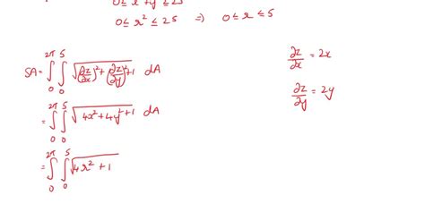 Solved Point Find The Surface Area Of The Part Of The Circular Paraboloid Z X2 Y2 That