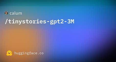 Calum Tinystories Gpt M At Main