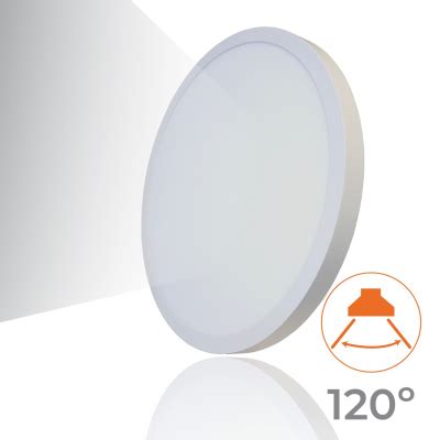Ceiling LED Circular Panel Surface W LM Mm LED ATOMANT