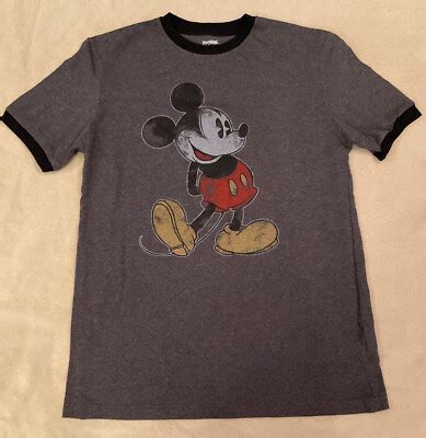 Disneyland Resort Tshirt Small Mens Mickey Mouse Grey Walt Disney World