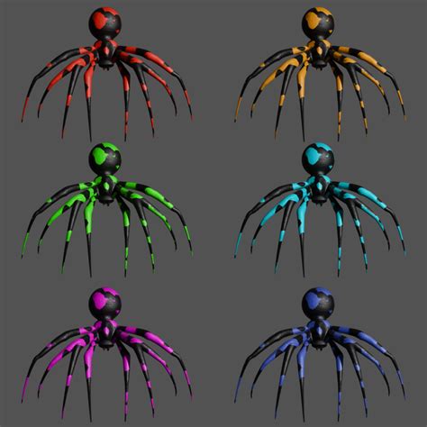 Spooky Spider Plug Sextoy Lowpoly 3d Model In Other 3dexport