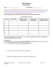 Enzymes Lab Report Sheet Docx Lab Enzymes Report Sheet Name Date Submitted Be Sure