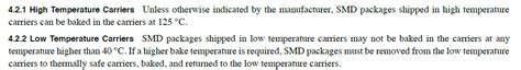 Msp430f5528：does Msp430f5528irgct Use High Temperature Carrier Tape Or