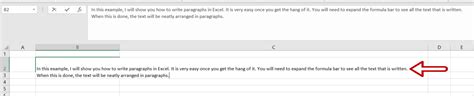 How To Write Paragraphs In Excel SpreadCheaters