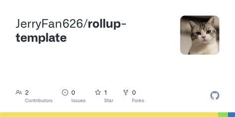 Github Jerryfan626rollup Template