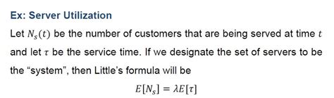 Solved Ex Server Utilization Let Ngt Be The Number Of