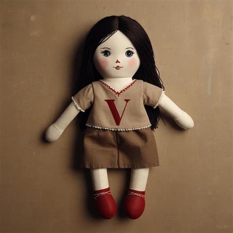 Vector Illustration Of Doll Isolated On White Background Ai Generated