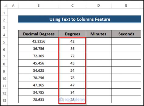 Convert Decimal Coordinates To Degrees Minutes Seconds In Excel