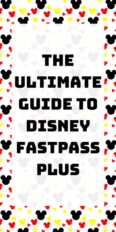 Reserving Fastpass Plus How To Beat The Lines At Disney