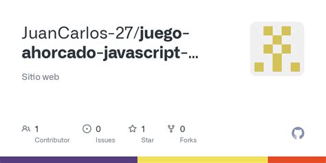 GitHub JuanCarlos Juego Ahorcado Javascript Basico Sitio Web