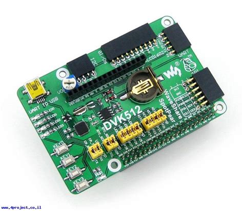 תוסף ל Raspberry Pi כרטיס שכלולים Dvk512 Il