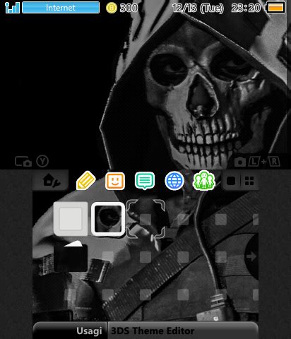 Ghost MWII MW2 COD Monochrome Theme Plaza