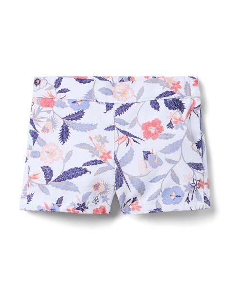 Front Pocket Floral Shorts Janieandjack