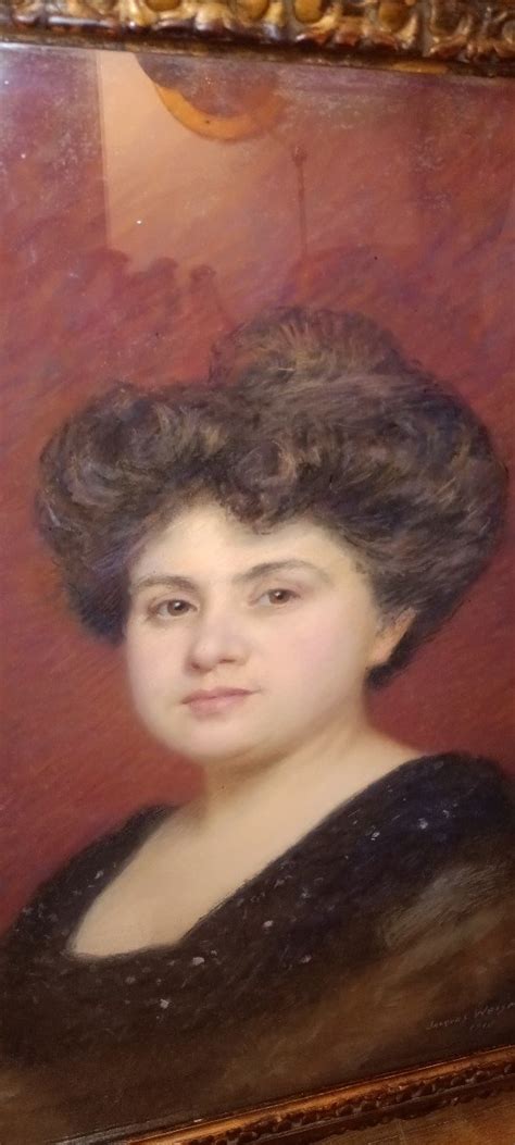 Proantic Pastel Signé Jacques Weismann Daté 1910