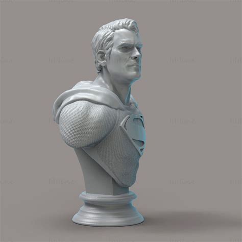 Superman Bust 3d Print Model Stl