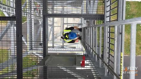 Fixed Ladder Fall Arrest System