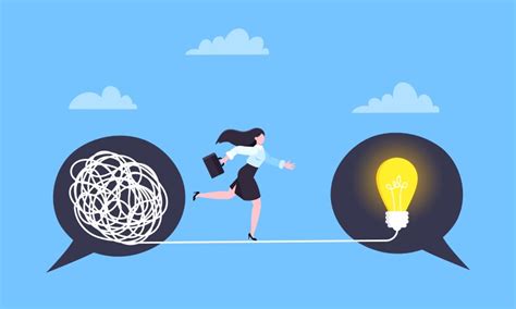 Understanding Problem Solution Simplify Challenge Vector Image