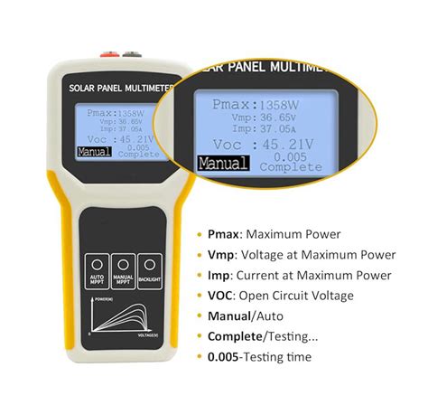 Solar Panel Tester For Pv Module Testing