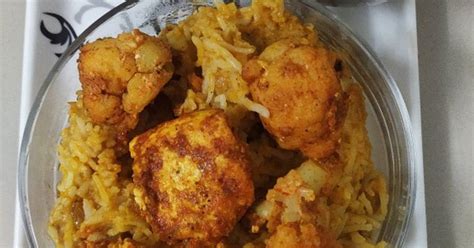 Prerita Shah દ્વારા રેસીપી મેરીનેટ ફ્લાવર પનીર પુલાવ Merinate Flower