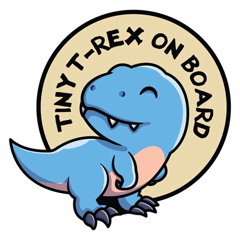 Tiny T Rex On Board Cucu Covers