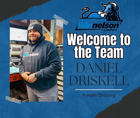 Join Us In Welcoming Daniel Driskell To The Central Winnelson Team 💙 Daniel Is Originally From