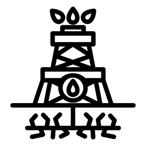 Premium Vector Fracking Icon Style