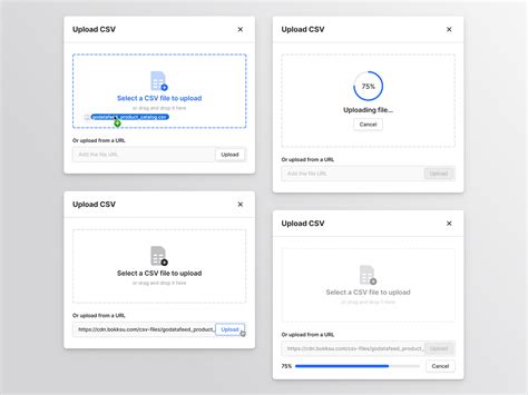 Csv Uploader By Felipe Pires For Alloy Design On Dribbble