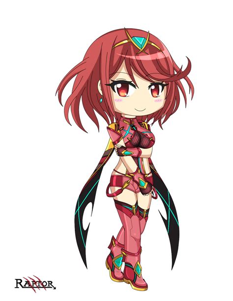 Pyra Chibi Xenoblade Chronicles 2 By Raptorthekiller On Deviantart
