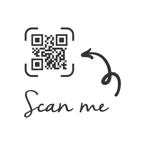 Premium Vector Qr Code For Smartphone Inscription Scan Me With Smartphone Icon Qr Code For