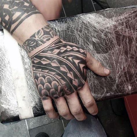 Indian Tribal Hand Tattoos